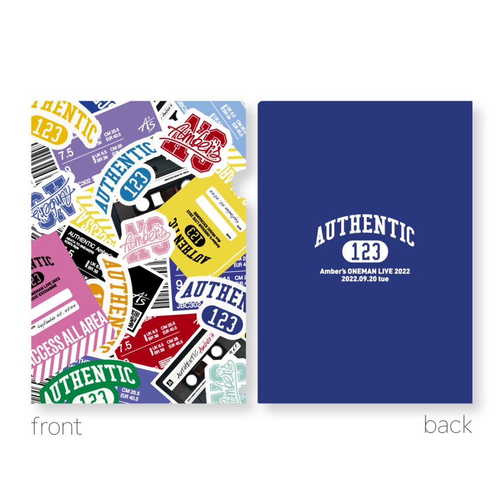 Clear file Folder（A4size）2枚set – Amber-s Official Goods Store